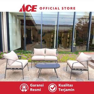 Jual Ace - Soleil Zever Set Kursi & Meja Teras - Hitam/Krem - Kota ...
