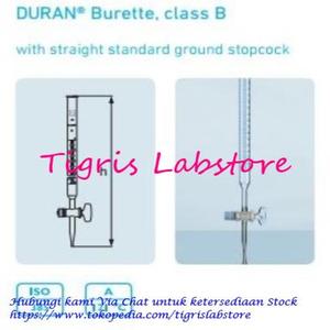 Jual Duran BURETTE 50ml Class B, straight grd stopcock 243283605 ...