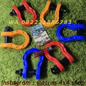 Jual Sakel shackel sekel towing hook offroad bumper sling strap winch ...