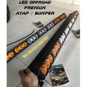 Jual LED BAR OFFROAD lightbar lampu tembak 108 cm sangat terang jimny ...