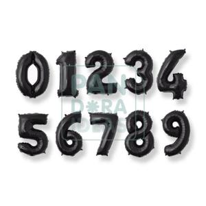 Jual Balon Foil Angka Besar Black 80 cm / Balon Angka Jumbo - 0 ...