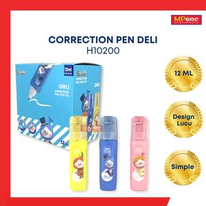 Jual Correction Pen Deli / Tip X Cair / Tipe X Cair Deli H10200 - Kota ...