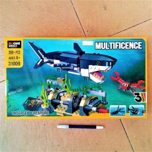 Jual Lego Hiu Gurita Piranha 3 In 1 Decool 31009 Block Brick Hewan Laut ...