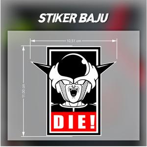 Promo STIKER BAJU DTF IRON PATCH FRIEZA SABLON SATUAN STICKER DIY ...