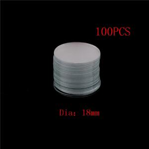 Jual 100Pcs Circular Round Microscope Slide Coverslip Cover Glass ...