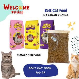 Jual Bolt Makanan Kucing 800g REPACK Pakan Kucing Kering Ikan Donat ...