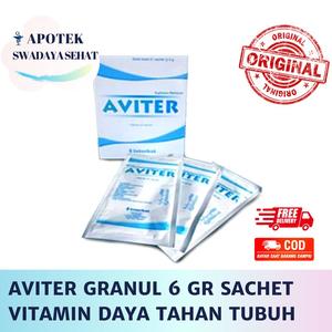 Jual AVITER 6 GRAM SACHET - Suplemen Daya Tahan Tubuh Eksklusif Granul ...