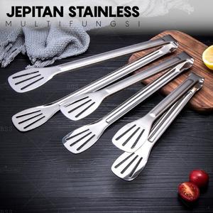 Jual Jepitan Stainless Multifungsi Jepitan Roti Kue Lebar Capit Makanan ...