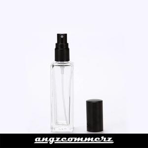Jual Botol Parfum Spray Kotak Kaca Bening 20 ml Clear Square Glass ...