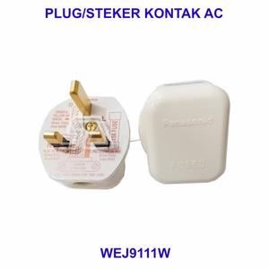 Jual Panasonic Steker AC WEJ9111W FUSED Sekreng 13A (Colokan AC saja ...