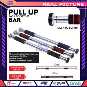 Jual PULL UP BAR Door Chinning Bar Iron Gym Alat Pull Up Tiang Pull Up ...