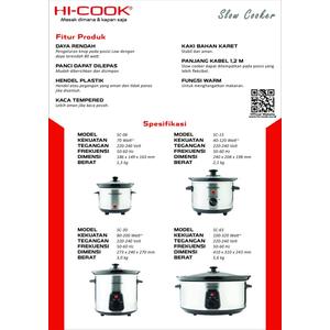Jual Hi-Cook Slow Cooker 1.5L SC-15 - Jakarta Barat - verifistore ...