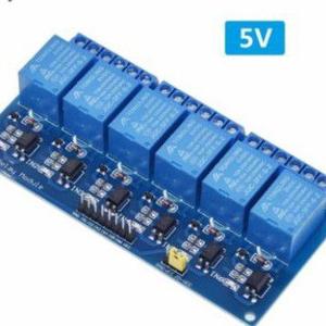 Jual relay 6 channel 5v cocok untuk Project iot / controller arduino ...