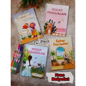 Jual Buku olshop: Buku rekap penjualan , Pembukuan besar, buku order ...