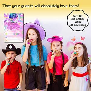 Jual Dance Birthday Party Invitation Cards, Pink Dance Party ...