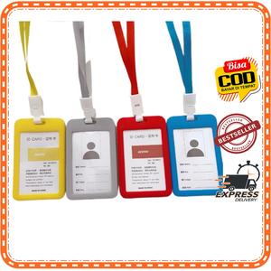 Jual BIRU - Card Holder / Name Tag Colour / Kartu Casing ID Card ...