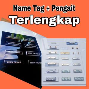 Jual NAME TAG - ASN - PNS - TNI - POLISI - BHAYANGKARI - JALASENASTRI ...