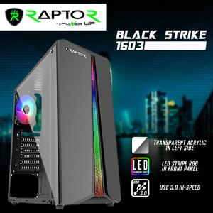 Jual Casing Gaming RAPTOR 1603 ATX / m-ATX / Mini-ITX - RGB LED ...
