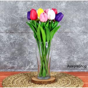 Promo VAS BUNGA KACA TINGGI HOPS MINIMALIS AESTHETIC - ALAS KAYU - Kota ...