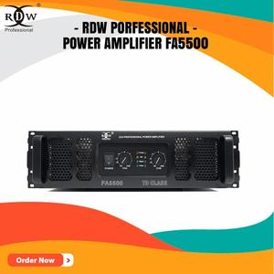 Jual POWER AMPLIFIER 2 CHANNEL FA5500 / FA 5500 RDW PROFESSIONAL - Kota ...