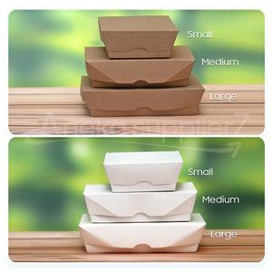 Jual Lunch Box Paper - Kemasan Kotak Makanan Kertas M 50 Pcs - Jakarta ...