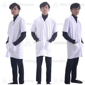 Jual Baju Seragam Jas Lab Jas Praktikum Baju Laboratorium Lengan Pendek ...