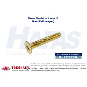 Jual Brass Machine Screw JF M5 x 25 (Baut JF Kuningan) - Jakarta Barat ...