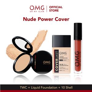Promo OMG FAVOURITE BUNDLE! Perfect Nude Look (Foundation+Bedak+Lip ...