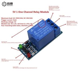 Jual MODUL RELAY 1 CHANNEL 5V LOW LEVEL TRIGGER ( ARDUINO ) - Kab ...
