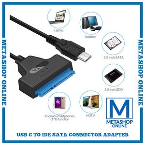 Jual USB Type-C to SATA Cable IDE Connector Adapter Converter Kabel ...