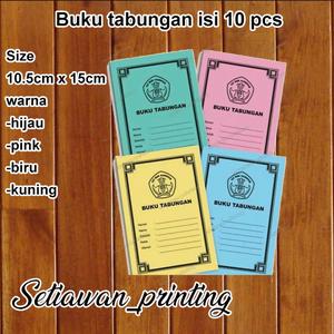 Jual 10 pcs BUKU TABUNGAN buku iuran buku bulanan - pink - Kab. Bekasi ...