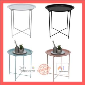 Jual Meja Besi/Meja Sisi/Meja Teras/Meja Caffe/Meja Minimalis - Hitam ...