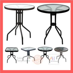 Jual Meja Teras/Meja Outdoor/Meja sisi/Meja Minimalis/Meja Kaca - Kotak ...