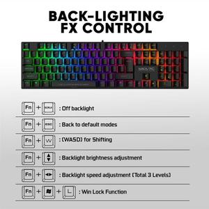 Jual Keyboard Gaming Mechanical Armaggeddon MKA-7C PSYCHEAGLE Wired ...