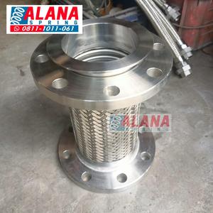 Jual Flexible joint 3 inch x 50 55 60 cm flange JIS 10K SS304 DN 80 ...