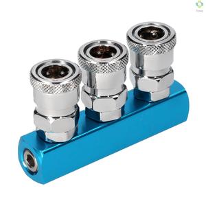 Jual Kkmoon Splitter Sambungan Selang Kompresor Udara Pneumatik 3 Arah ...