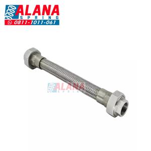Jual Flexible metal hose 1/2 inch x 80 90 100 cm water mur SS304 DN15 - 90 cm - Jakarta Barat ...