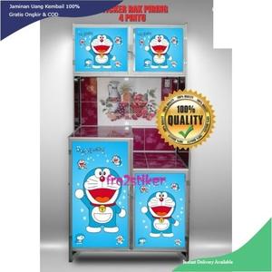 Jual WALLPAPER STIKER LEMARI RAK PIRING 4 PINTU MOTIF DORAEMON WYNSTAR ...