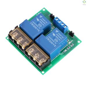 Jual Modul Relay Optocoupler Isolasi Tinggi Rendah Dc 24v 30a 2 Channel ...