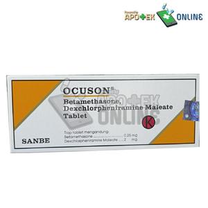 Jual OCUSON TAB 1 STRIP ISI 10 TABLET - Kota Surabaya - Apotek Pelita ...