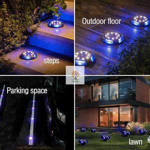 Jual Lampu Taman Bulat Tangga Tancap Pavling Solar Cell Panel Tenaga ...