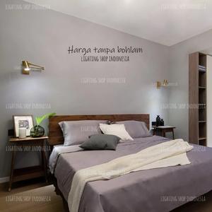 Jual Lampu dinding flexible spotlight focus lampu lukisan bed side gold ...