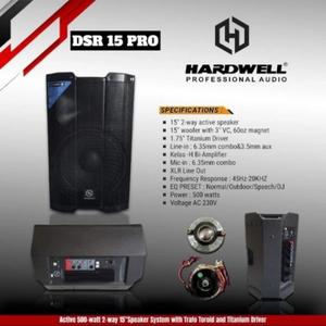 Jual SPEAKER AKTIF HARDWELL DSR 15 PRO DSR15PRO DSR15 15in harga ...