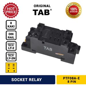 Jual Socket Relay 8 Pin TAB PTF08A-E (Baut Tertutup) - Jakarta Pusat ...