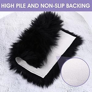 Jual Molain 25 cm Fluffy Rug Faux Fur Carpet Baby Photoshoot Props ...