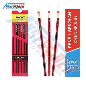 Jual Pensil Joyko HB-6151 [1 Pack / 12 Pcs] / Pencil / Pinsil Pesil ...