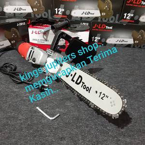 Jual 2PC mini chainsaw + grinda 4 in JLD GERENDA CHAIN SAW adaptor ...