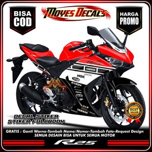 Jual Decal Sticker Motor Yamaha R25 Full Body - Motif Racing Yamaha R25 ...