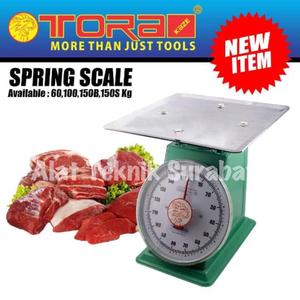 Jual TIMBANGAN TORA 150 KG MANUAL SPRING SCALE JARUM KUE DAPUR - Kota ...