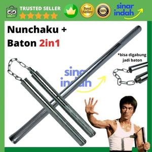 Jual Double Stick Besi Nunchaku Dobel Stik Ruyung Besi Baton Besi ...